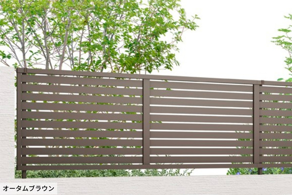 LIXIL フェンスAB YS2型 横スリット2 アルミ形材色（10mあたりの参考価格）の詳細見積ページ｜フェンスならエクスガーデンナビ
