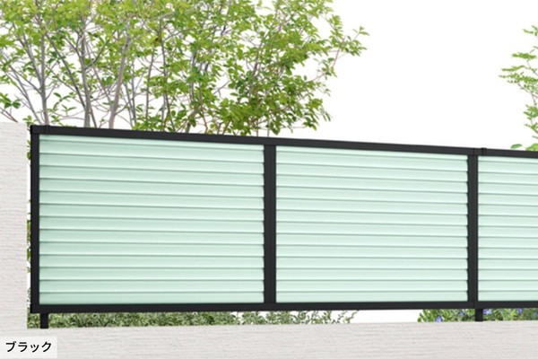 LIXIL フェンスAB YT2型 採光ルーバー アルミ形材色（10mあたりの参考価格）の詳細見積ページ｜ フェンスならエクスガーデンナビ